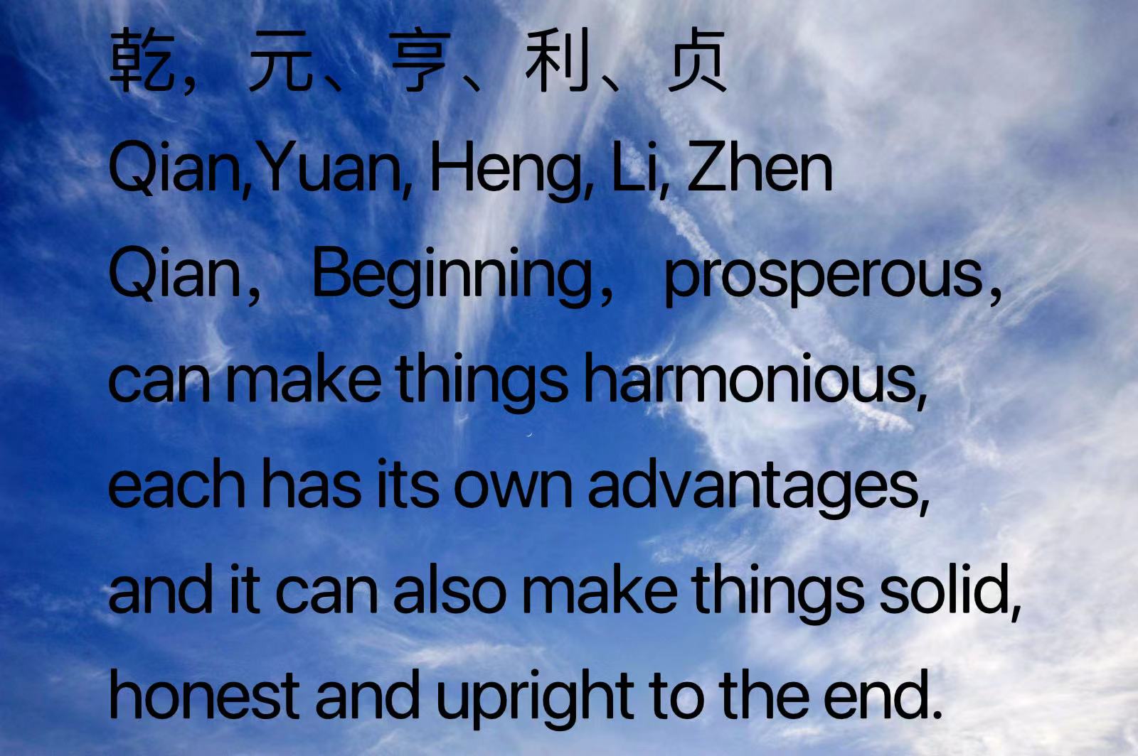 Qian is sky（乾为天） Embroidered shirt with Chinese character ...