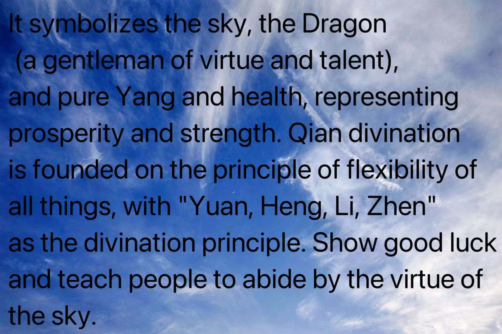 Qian is sky（乾为天） Embroidered shirt with Chinese character ...